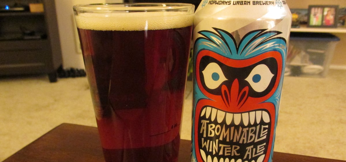 Hopworks Urban Brewery - Abominable Winter Ale