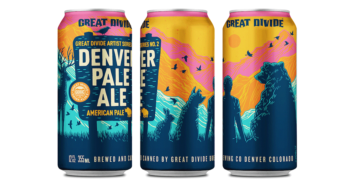Great Divide's Denver Pale Ale Artist Series #2 Featuring John Vogl